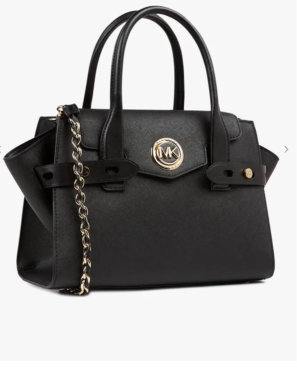 Michael Kors Dames Handtassen Sm Flap Satchel - Zwart | bol.com