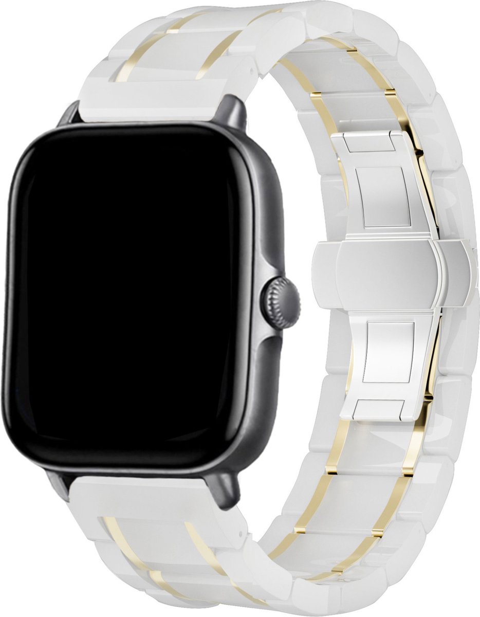 Stalen, Keramiek Smartwatch bandje - Geschikt voor Xiaomi Amazfit GTS 2 ...
