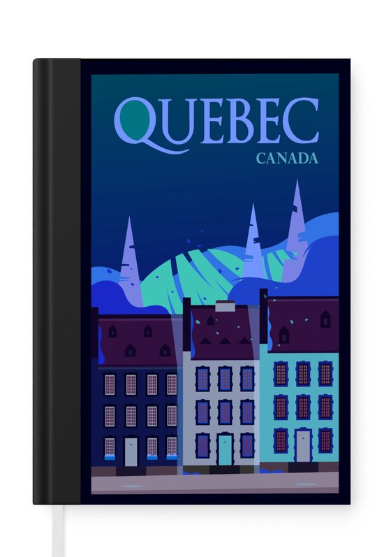 Carnet - Carnet d'écriture - Illustration de la ville de Québec au ...