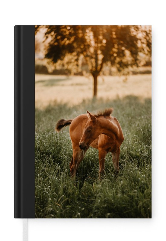 Carnet - Cahier d'écriture - Cheval - Herbe - Arbre - Carnet - Format ...