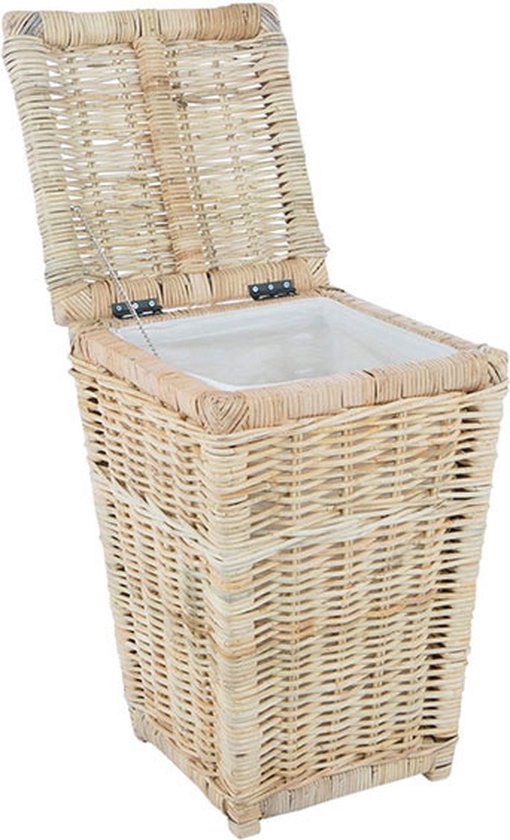 Rotan Wasmand Naturel - 40x40xH60 cm | bol.com