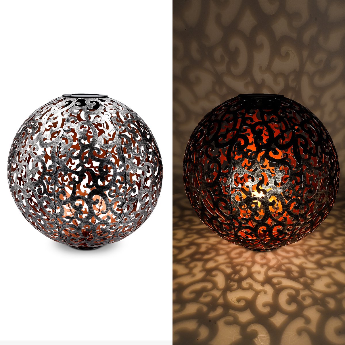 Navaris tuinverlichting - LED solar lamp - Buitenverlichting met sensor ...