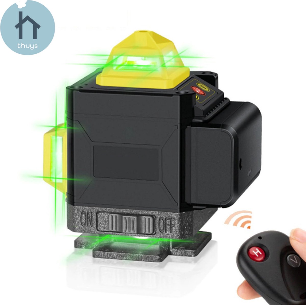 Thuys Laser Waterpas - 4D Kruislijnlaser Met 4 Tot 16 Lijnen ...