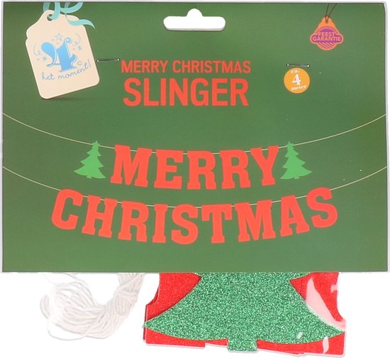 Kerst - Merry christmas slinger | bol.com