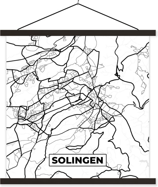 Posterhanger incl. Poster - Schoolplaat - Solingen - Plattegrond ...