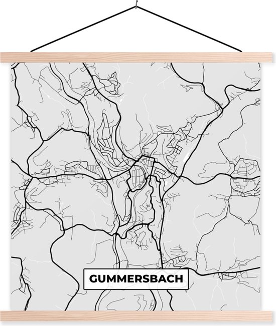 Schoolplaat - Kaart - Plattegrond - Duitsland - Gummersbach ...