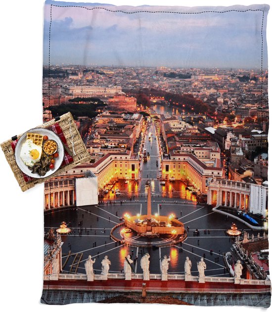 Waterdicht Picknickkleed - Geschikt als Strandlaken / Strandmat - Rome ...