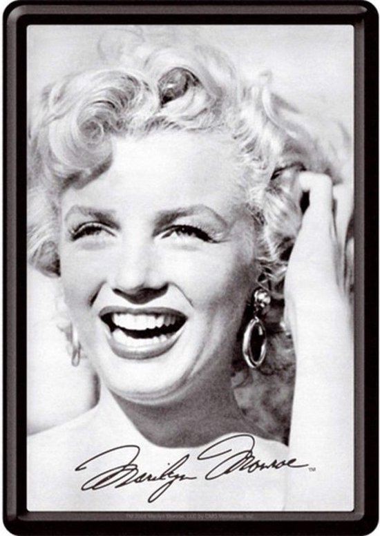 Marilyn Monroe metal sign 10x14 cm | bol