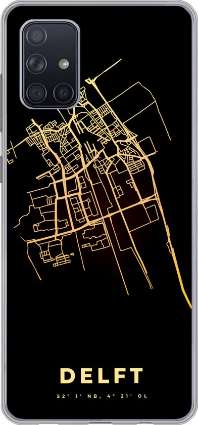 Samsung Galaxy A51 hoesje - Delft - Stadskaart - Kaart - Nederland ...