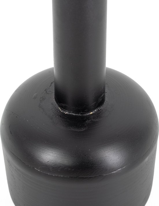 Vaasje metaal zwart | bol