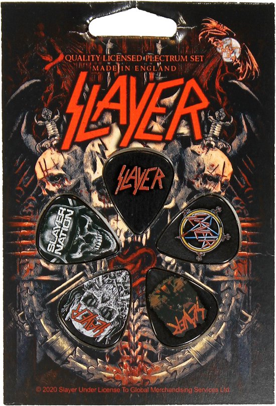 Slayer Guitar Pick Pack Demonic Style - Merchandise officielle | bol.com