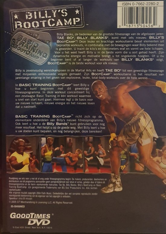 Billy's Bootcamp - Basic Training (Dvd), Billy Blanks | Dvd's | bol