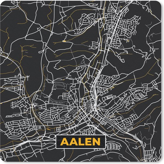Muismat - Aalen - Goud - Stadskaart - Plattegrond - Kaart - Duitsland ...
