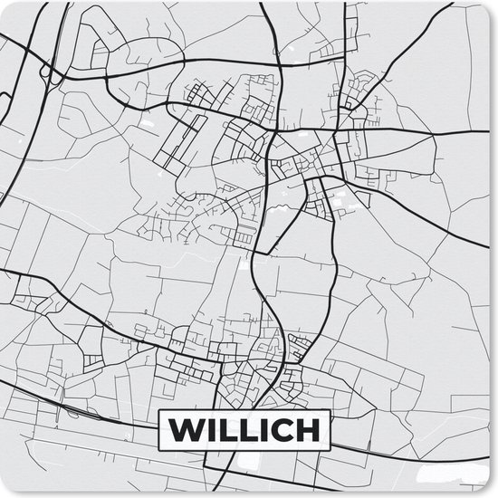Muismat Klein - Plattegrond - Duitsland - Willich - Kaart - Stadskaart ...