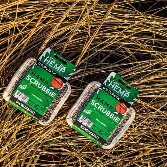 Maistic® | 3 x Hennep Afwas Spons | Plasticvrij | Hemp Dish Wash ...