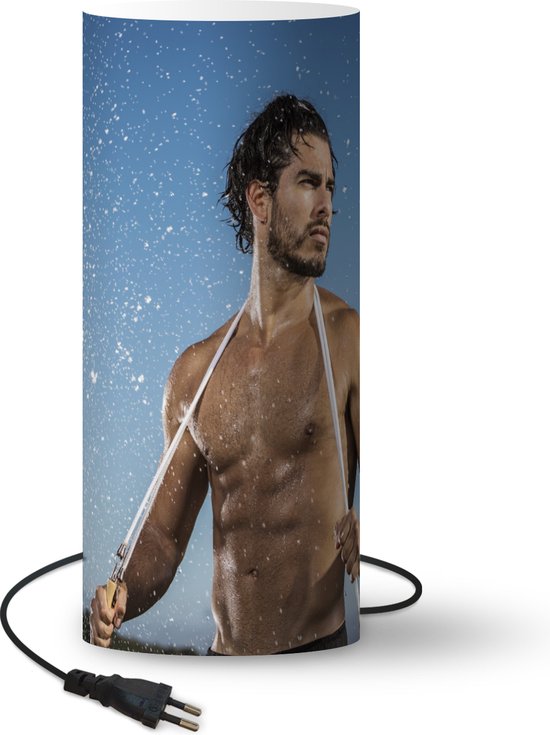 Lampe Muscle men - homme musclé avec une corde autour du cou - 70 cm de ...