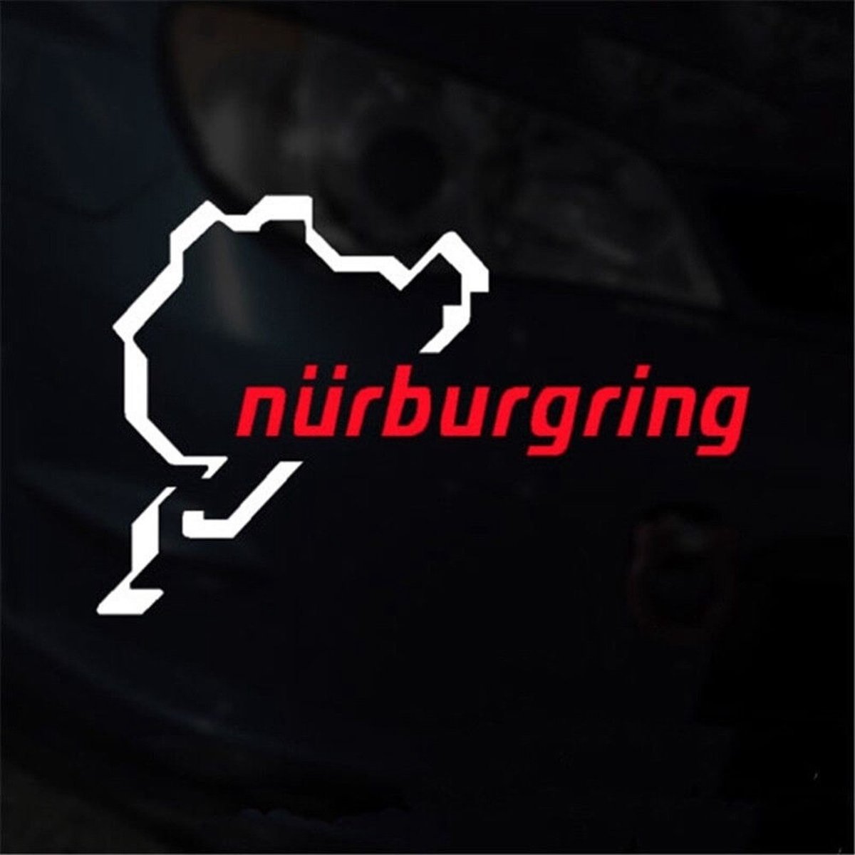 Nurburgring Sticker Logo Racing Symbol Map - Nordschleife Nürburgring ...