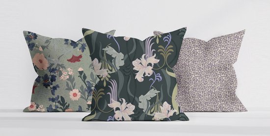 Kussen - Ditsy Daisy lilac 50x50 | bol
