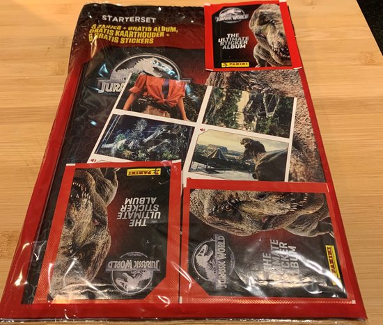 Jurassic World Starterset - Panini - The Ultimate Sticker Album | bol.com