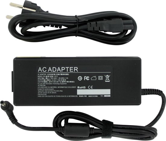 Laptop AC Adapter 125W voor Panasonic ToughBook CF-51, CF-52, CF-74 ...