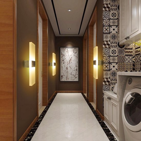 LED Wandlamp Binnen/Buiten Wandlampen Moderne Wandlamp Wandverlichting ...