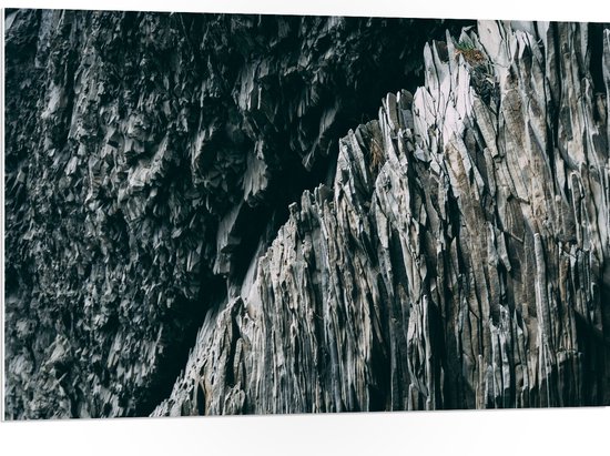 WallClassics - PVC Schuimplaat- Coole Rotswand - 105x70 cm Foto op PVC ...