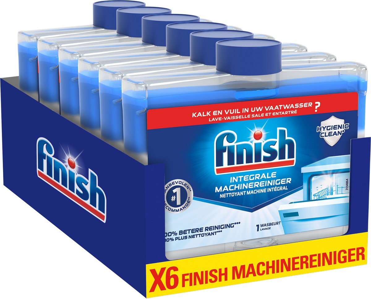 Finish Integrale Machinereiniger Regular - Vaatwasser - 6 stuks | bol.com