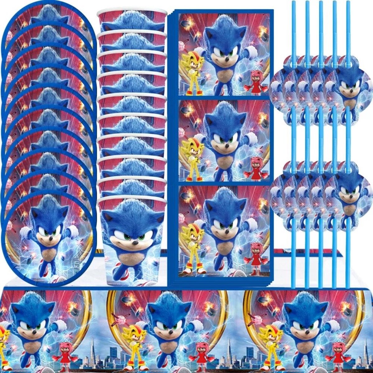 Sonic Feestversiering- Sonic Ballon- Verjaardag - Versiering- Sonic ...