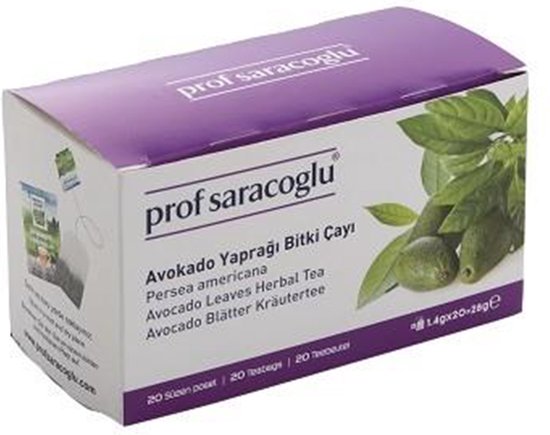 Prof Saracoglu - Avocado Blad Thee - 20 theezakjes | bol