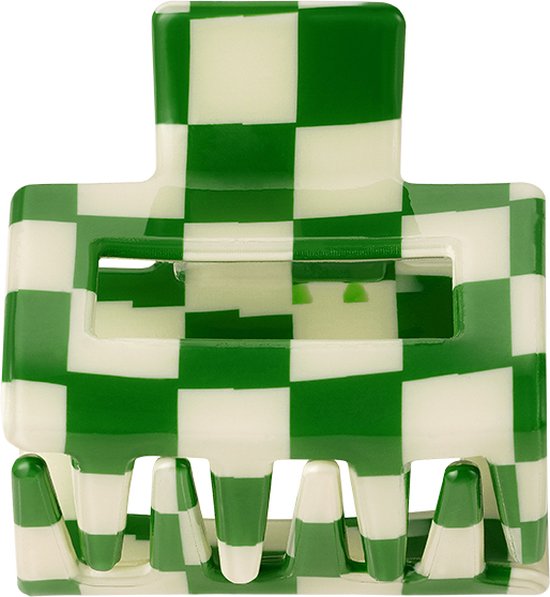 Yehwang-Haarclip-Haar-Klem-Geruit-Groen-Haarclaw | bol.com