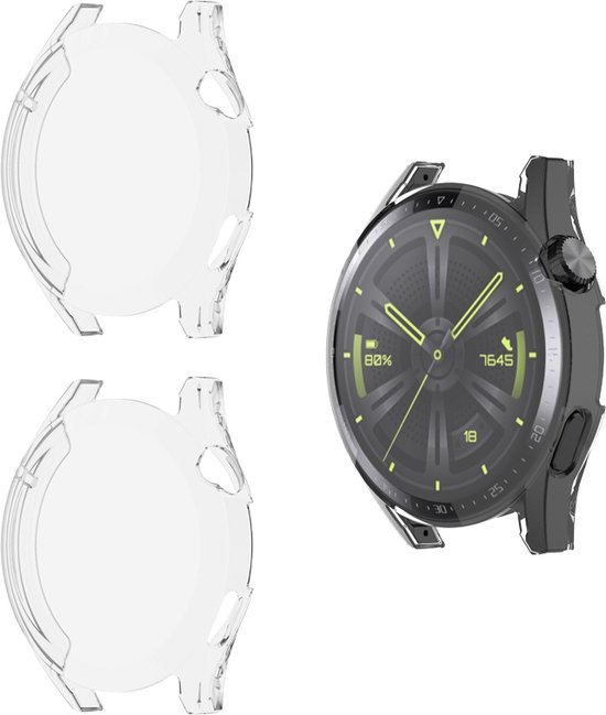 Full Cover Screen Protector Bumper Set Geschikt Voor Huawei Watch GT 3 ...