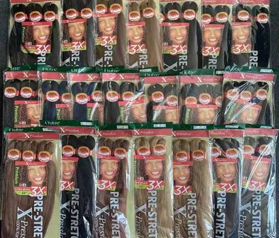 Outre - X-Pression - Vlechthaar - Ombre - Vlechthaar - Zwart & Violet ...