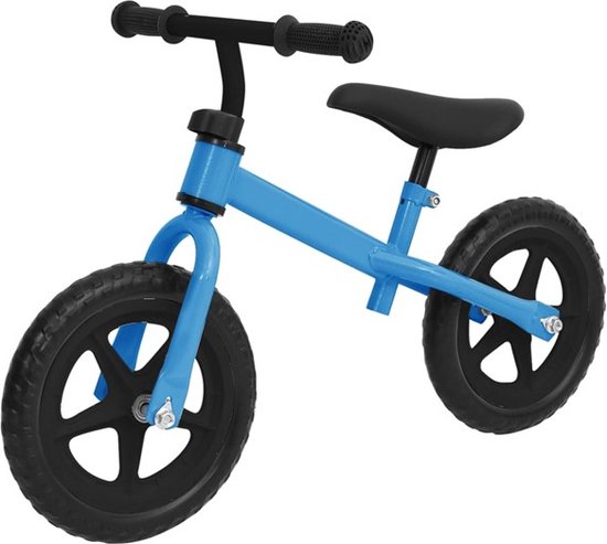 Loopfiets Blauw 10 inch | Stevig stalen frame | Fiets – Tweewieler ...