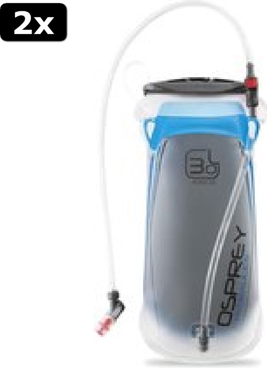 2x Osprey Hydraulics 3L waterzak - drinkzak - Blauw | bol.com