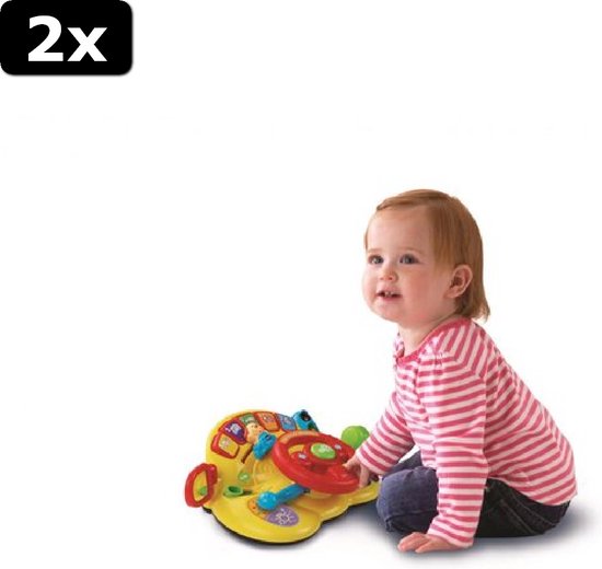 2x VTech Baby Mijn Eerste Stuurtje - Educatief Speelgoed - 1 tot 3 Jaar ...