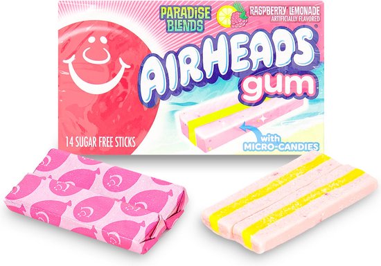 Airheads Chewing Gum Raspberry Lemonade | bol.com