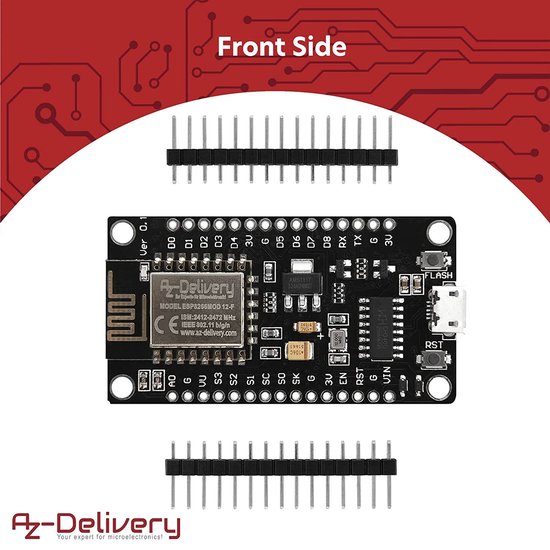 AZDelivery NodeMCU Lolin V3 Module ESP8266 ESP-12E Carte de développement WIFI non... | bol