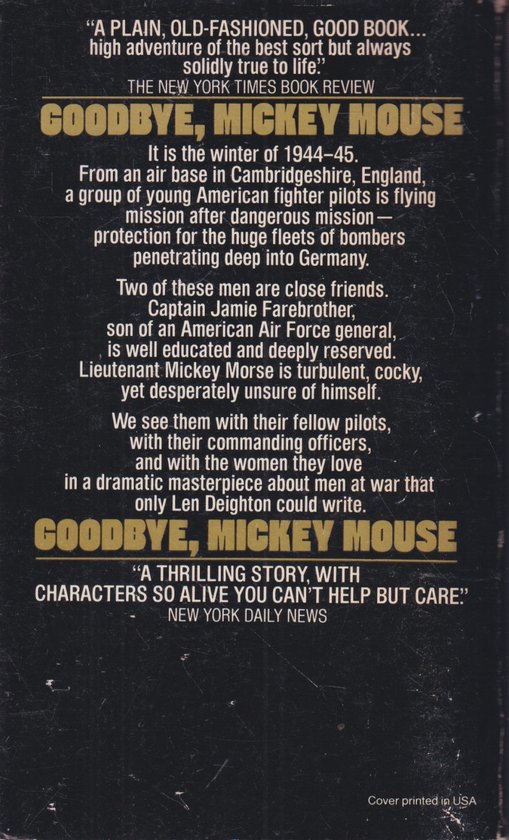 Goodbye, Mickey Mouse, Len Deighton | 9780345311467 | Boeken | bol.com