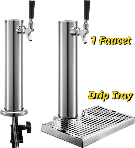 Drankdispenser-Homebrew Bier Toren Eenrichtingskraan Rvs Single Tap ...