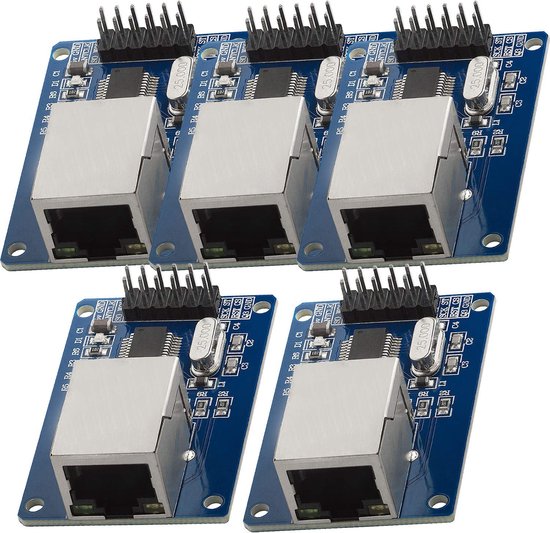 AZDelivery 5 x ENC28J60 Ethernet Shield LAN Netwerkmodule compatibel ...