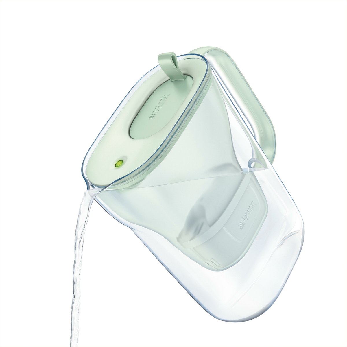 BRITA Waterfilterbundel Style eco Cool powder green + 3 MAXTRA+ ...
