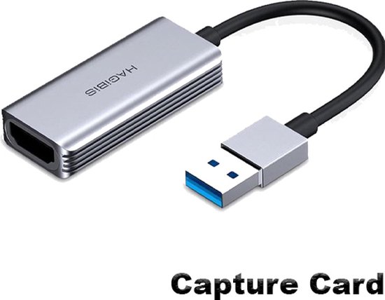 Hagibis Video Capture Card HDMI naar USB - UHC05 - geschikt voor OBS Studio, Xsplit,... | bol.com