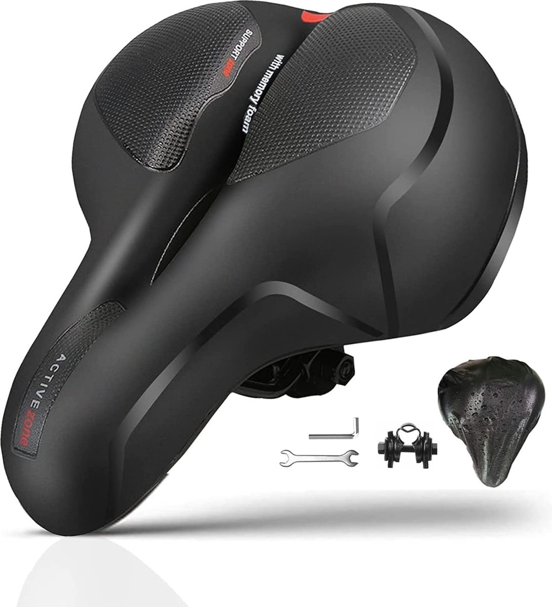 Professioneel Fietszadel - Universeel - Extra Breed - Comfort ...