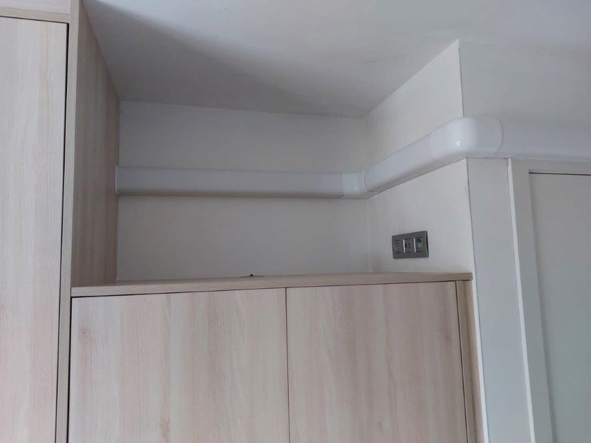 Tecnosystemi Optima T102 Kabelgoot Wit Airco Warmtepomp | bol