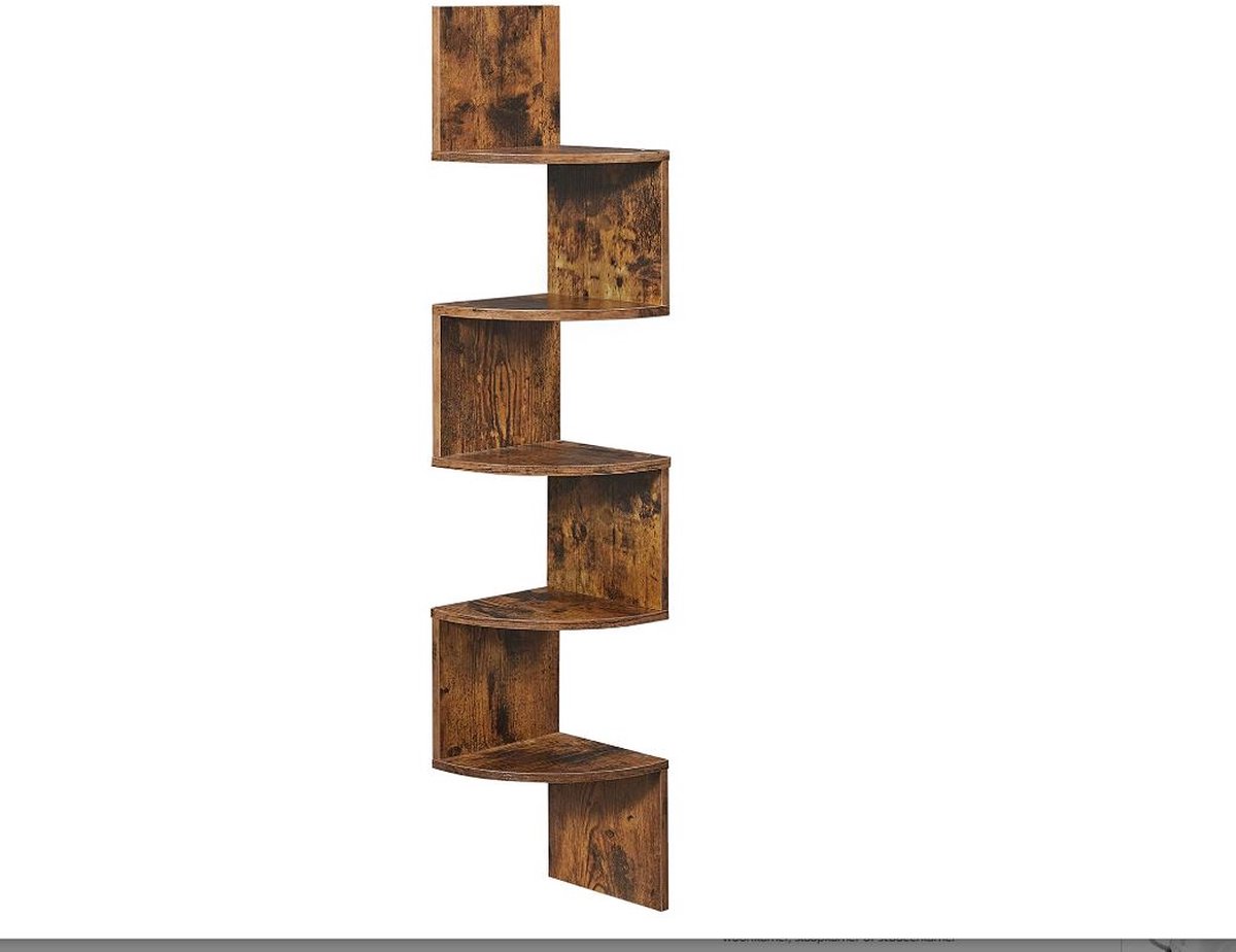 Luxury Home - Premium Hoekplank - Wandplank met 5 Planken - Zwevende ...