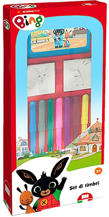 Bing - kleurset met stempels - 12 dlg - kleuren - stempels | bol.com