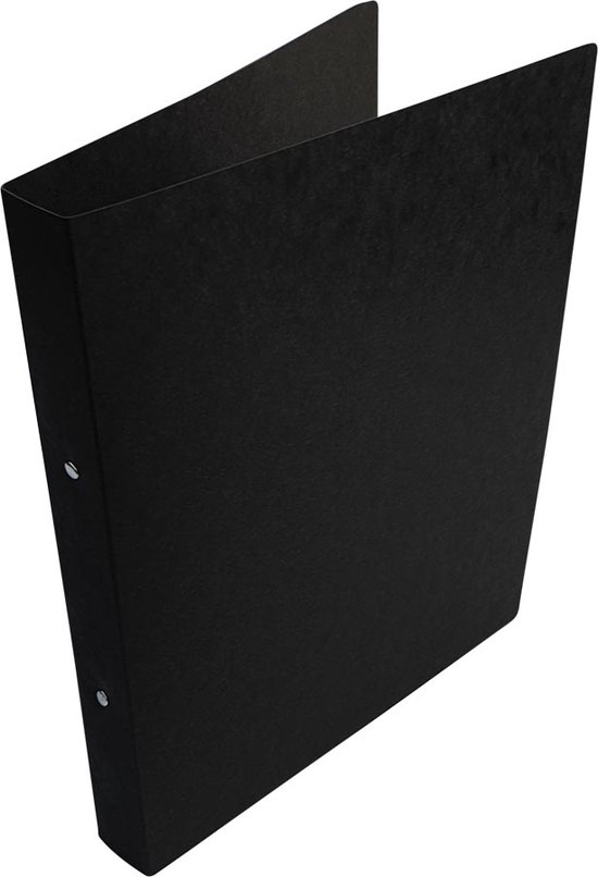 Bronyl ringmap, voor ft A4, uit glanskarton, 2 ringen van 25 mm, zwart ...