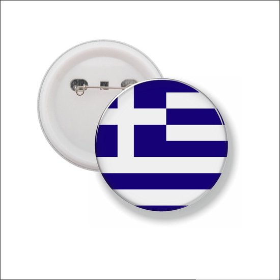 Button Met Speld 58 MM - Vlag Griekenland | bol.com