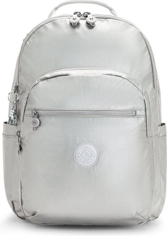 Kipling SEOUL Rugzak, 27 Liter, 15 inch laptopvak - Bright Metallic | bol