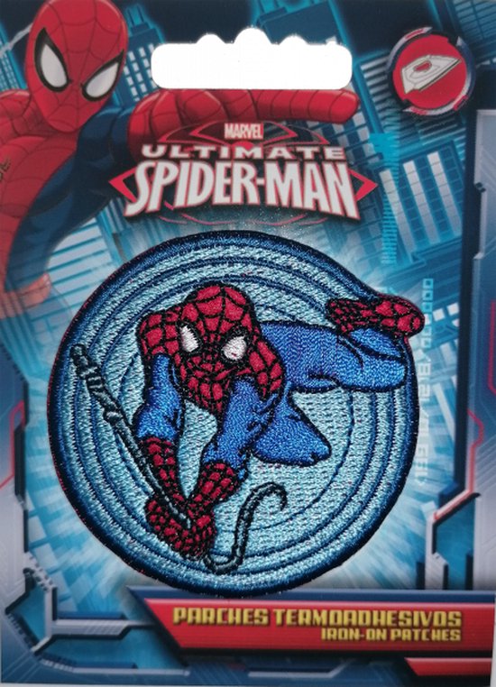 Marvel - Spider-Man Comic Net Rond - Patch | bol